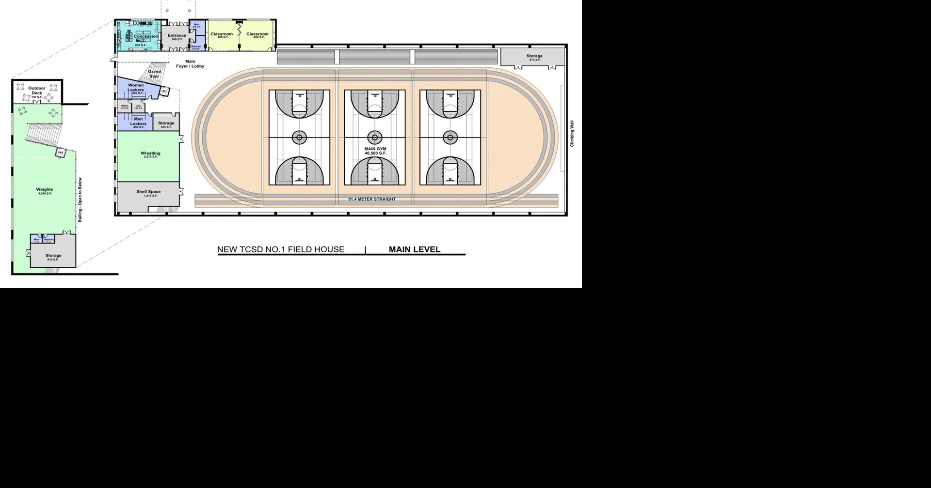 Board sees 'first blush' of $23M field house proposal for Jackson Hole ...