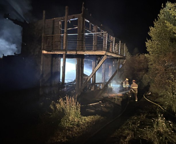 House fire outside Victor extinguished after all-night fight to prevent ...