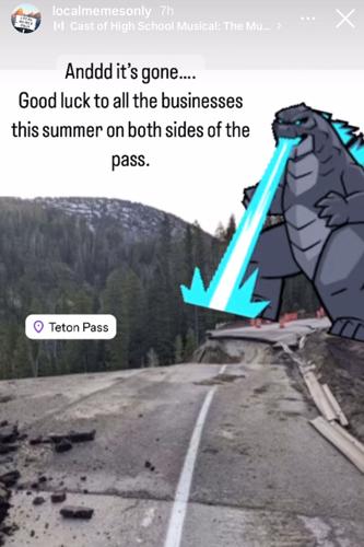 Let's have a laugh, shall we? Teton Pass memes lighten the mood ...