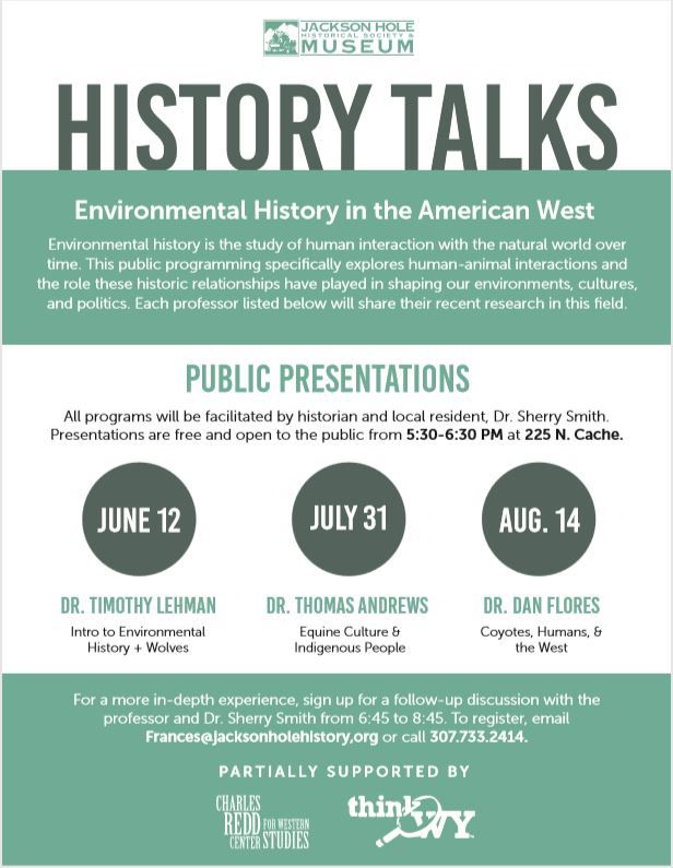 History Talks: Intro to Environmental History and Wolves | Community ...