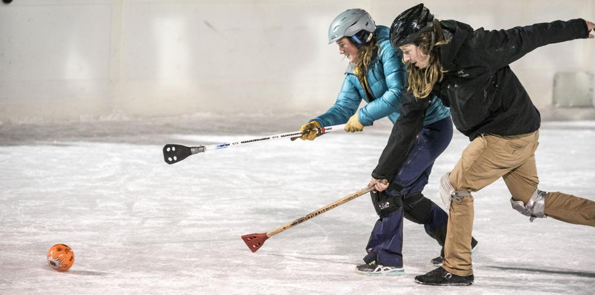 Broomball booms on valley’s winter nights | Features | jhnewsandguide.com