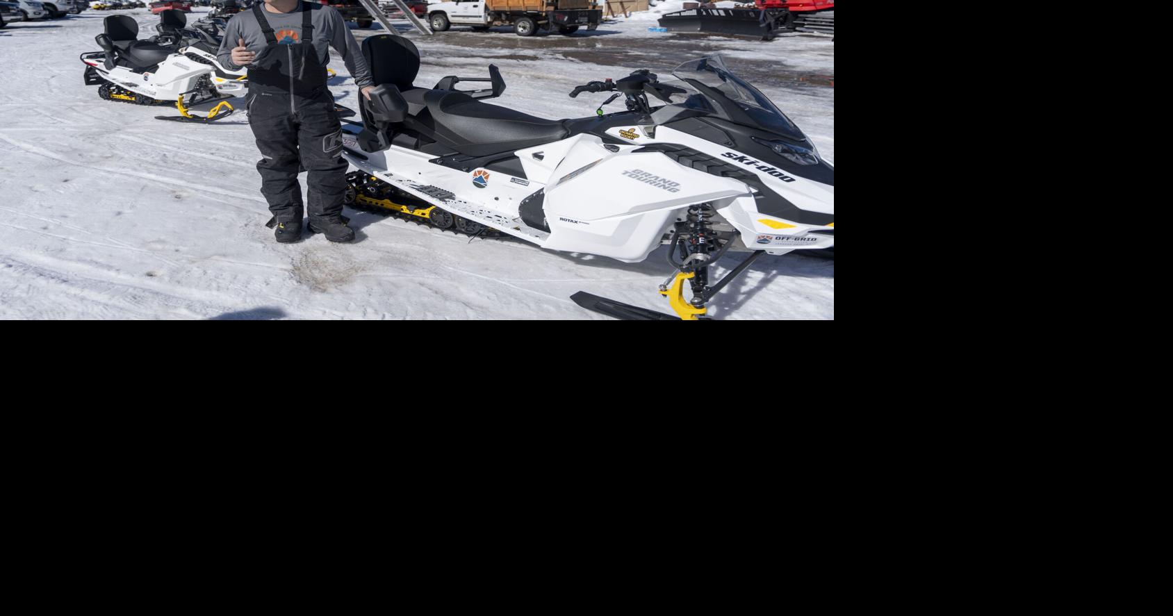 On Yellowstone's border, electric snowmobiles whirr — but don't brap ...