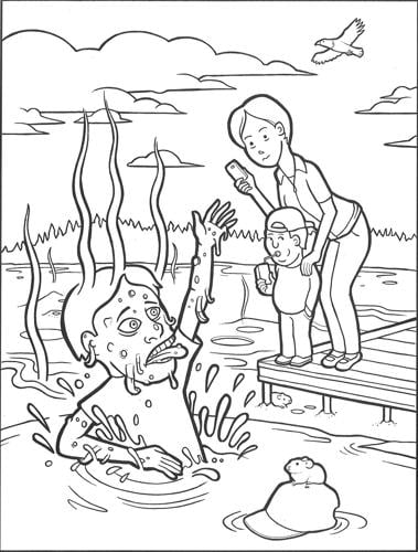 yellowstone park coloring pages