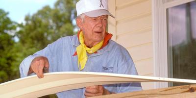 Habitat build day honors Carter | The Hole Scroll | jhnewsandguide.com
