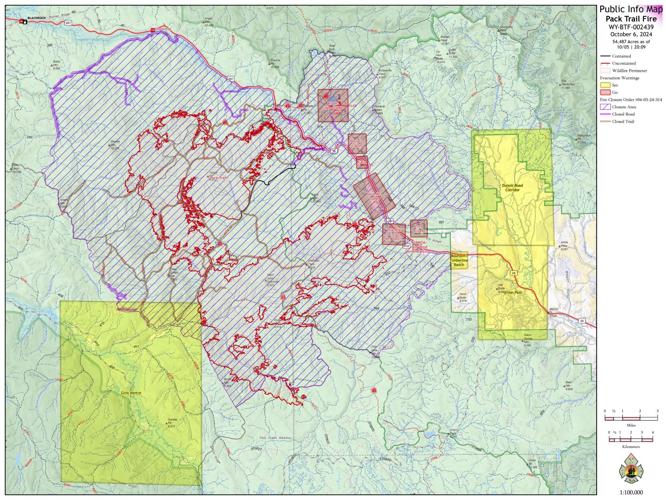 High winds, humidity helped Pack Trail Fire run seven miles in one day ...