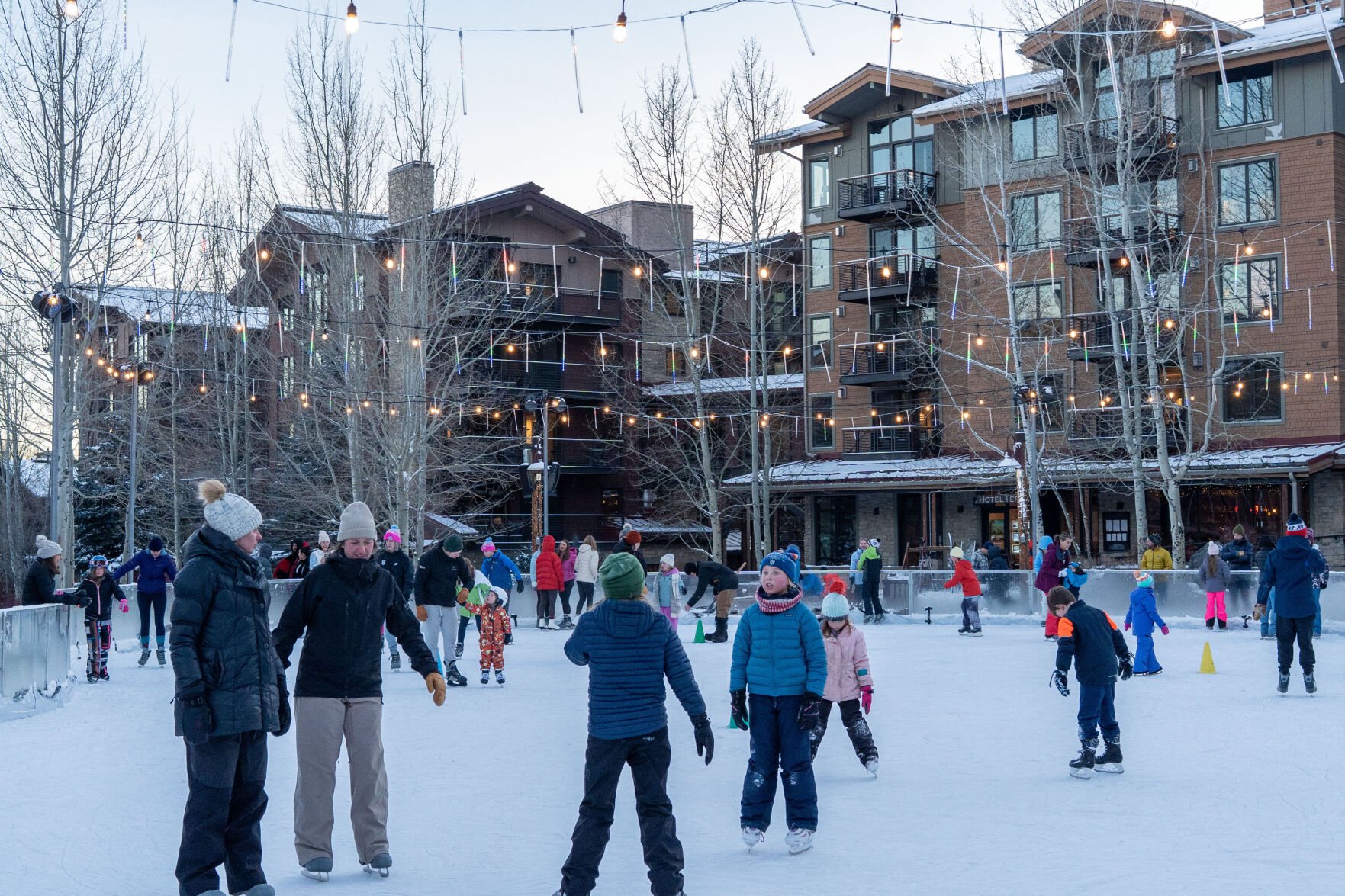 As Teton Village ice rink opens, Town Square skating delayed | Town ...