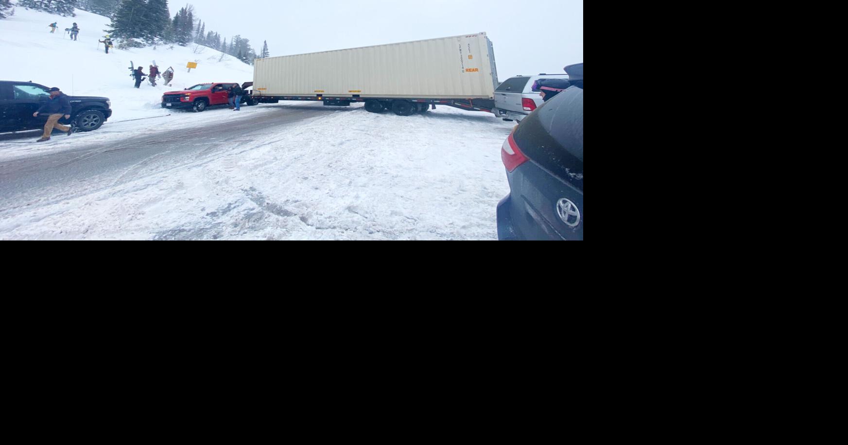 Jackknifed trailer continues sloppy winter season | Local ...