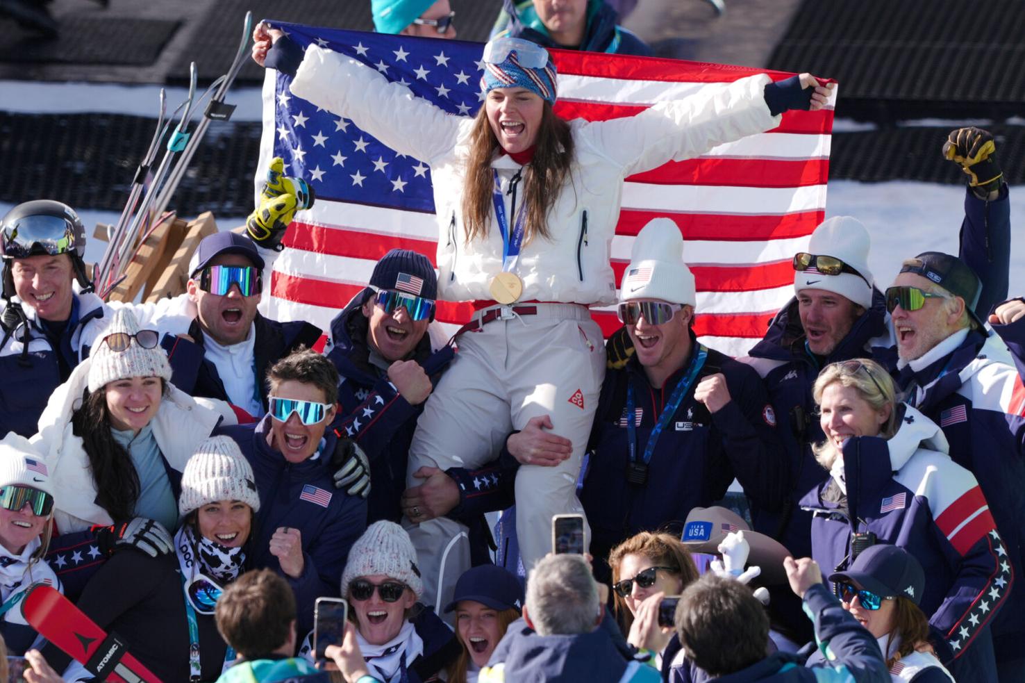 Gold for gold: Jackson Hole Mountain Resort honoring Breezy Johnson ...