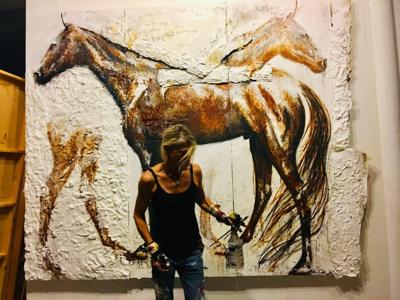 Ashley Collins paints from experience, good and bad | The Hole Scroll ...