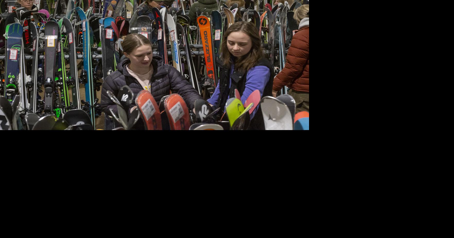 Skids and deal-chasers arrive before dawn at Ski & Gear Swap | Features ...
