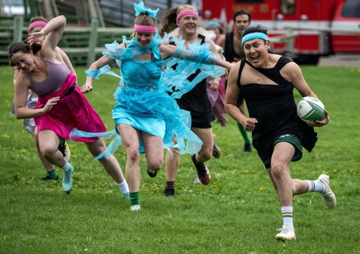 Scrums and Skirts: 4th annual Prom Dress Rugby tonight | Local ...