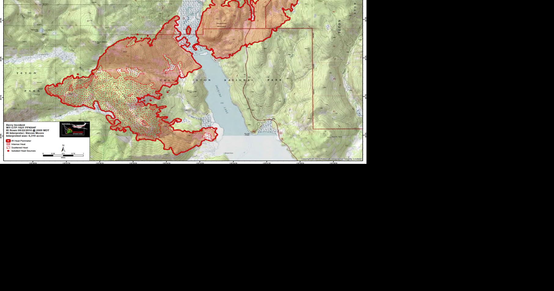 Berry Fire blocking travel in GTNP | Local | jhnewsandguide.com