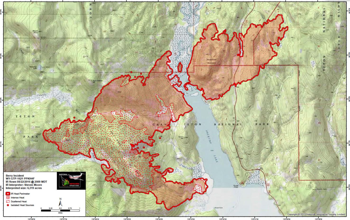 Berry Fire blocking travel in GTNP | Local | jhnewsandguide.com