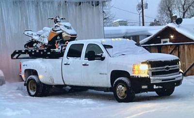 Police locate stolen white Chevy and snowmobile | The Hole Scroll ...