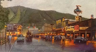 Turpin artist toasts festival with town scene | Fall Arts Festival ...