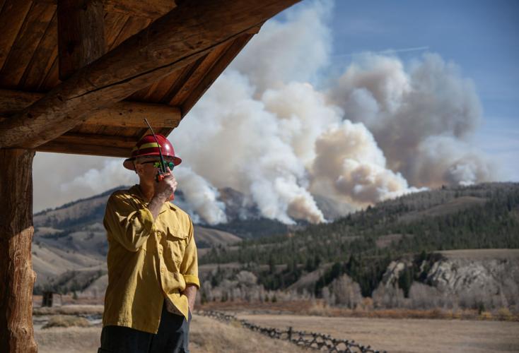 Firefighters wrapping homes, laying hose to protect Gros Ventre from ...