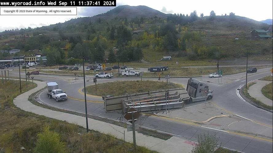 Hoback Junction roundabout blocked | This Just In | jhnewsandguide.com