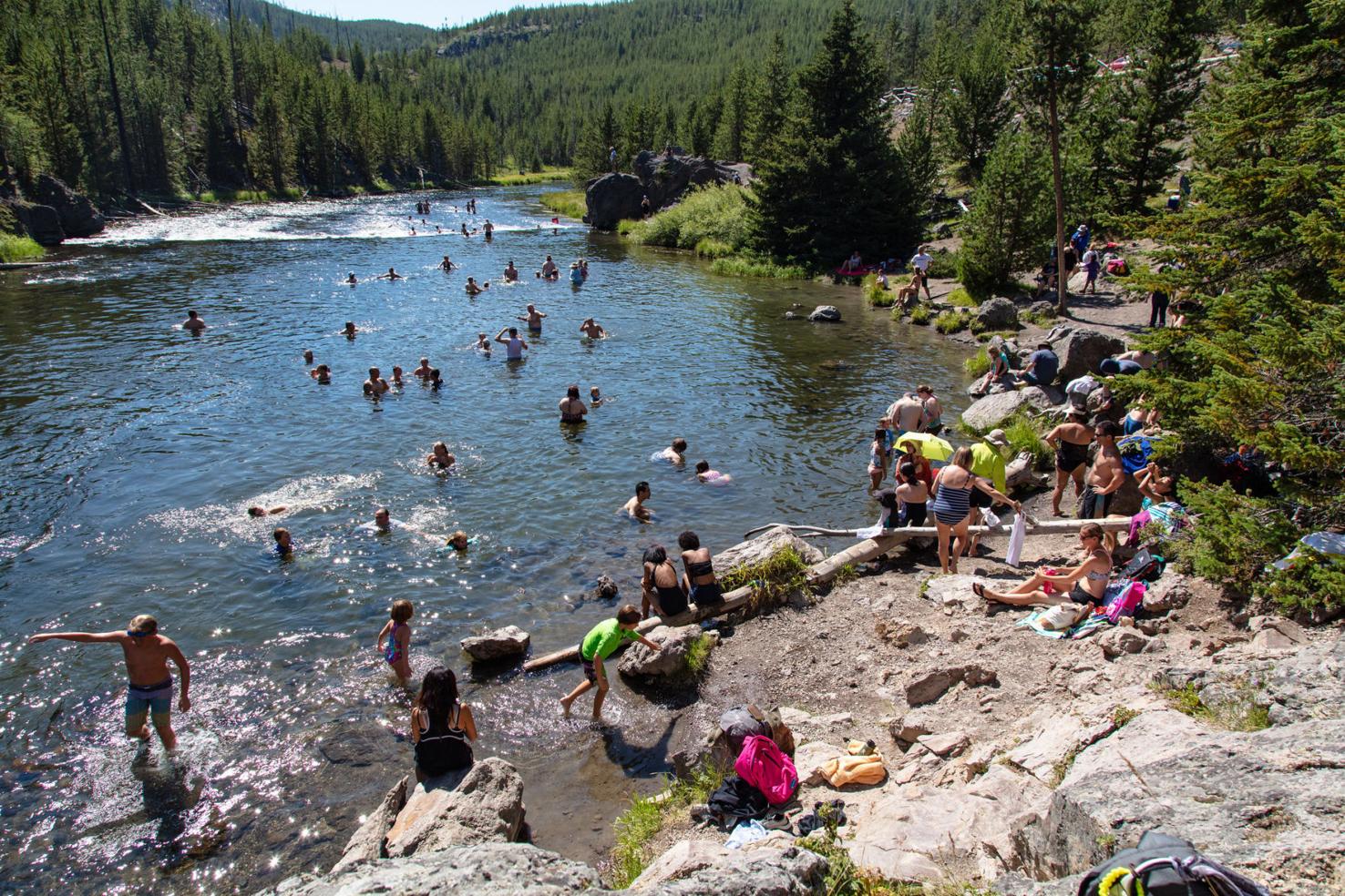 Yellowstone visitors getting into hot water over wading | The Hole ...