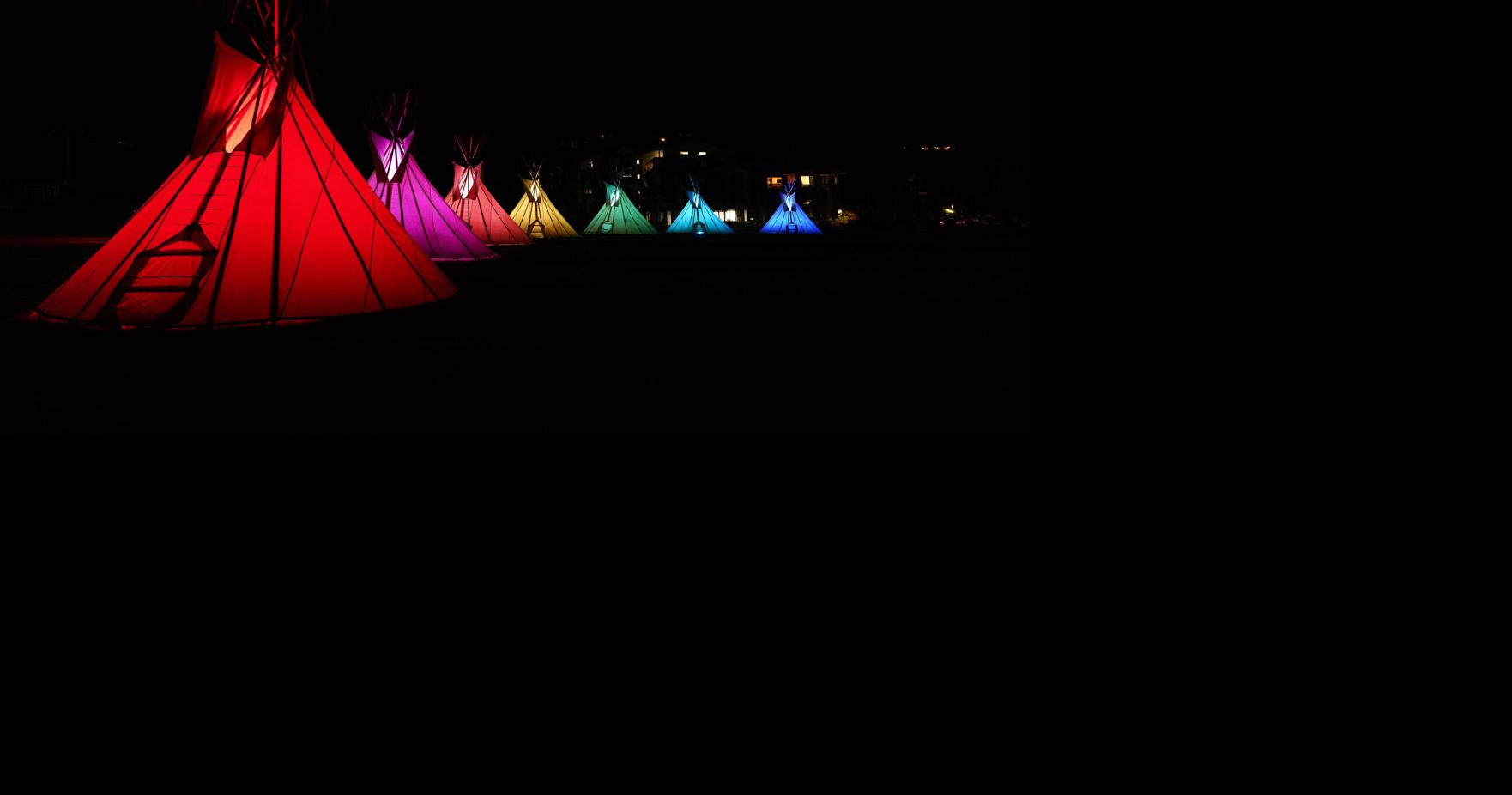 Teepee lighting Monday | Events | jhnewsandguide.com