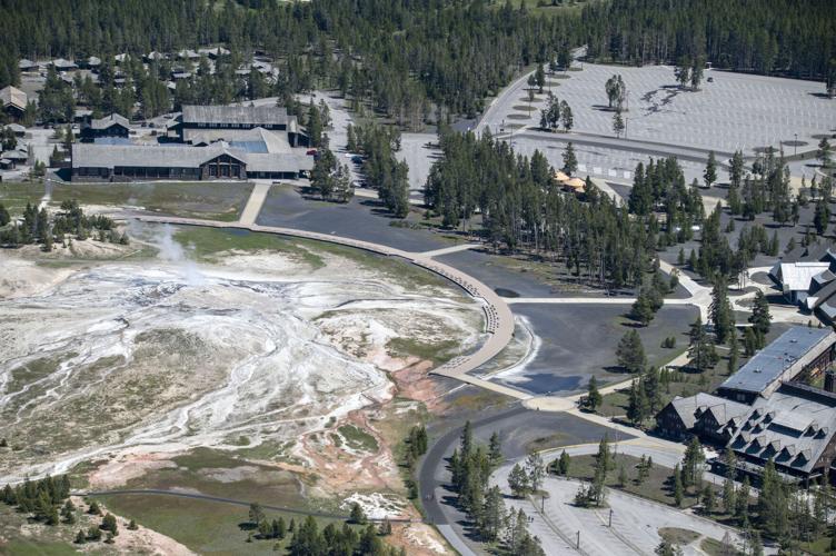 From the air and on the ground, here's what Yellowstone looked like ...