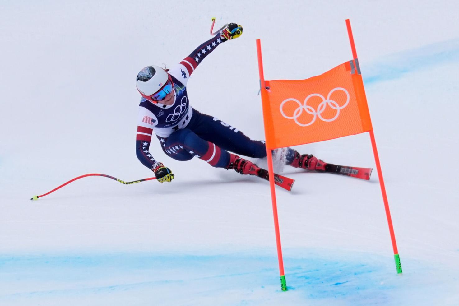 Breezy and Mikaela narrowly miss bronze in women's combined downhill ...