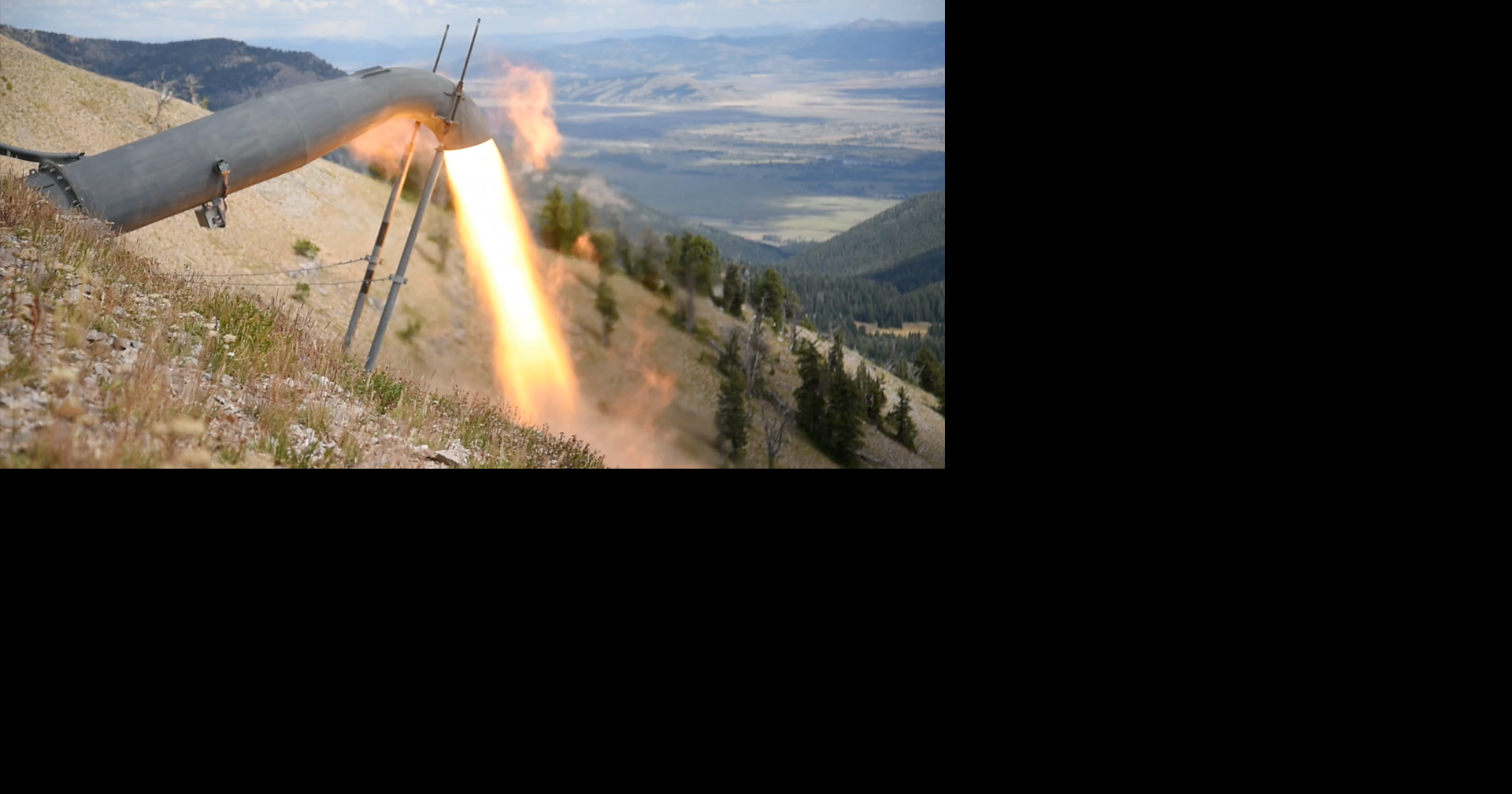 Test of Gazex avalanche control system | Multimedia | jhnewsandguide.com