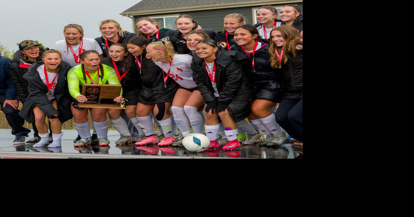Despite downpour, Broncs win 2 state soccer championships | High School ...