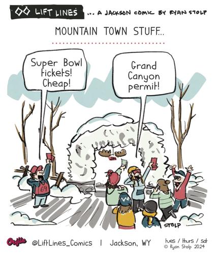 SUNDAY FUNNIES: Lift Lines... a Jackson Comic | The Hole Scroll ...