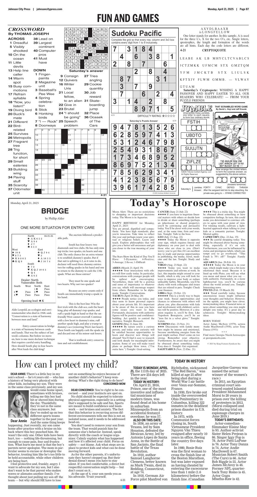 Page B7 | e-Paper | johnsoncitypress.com