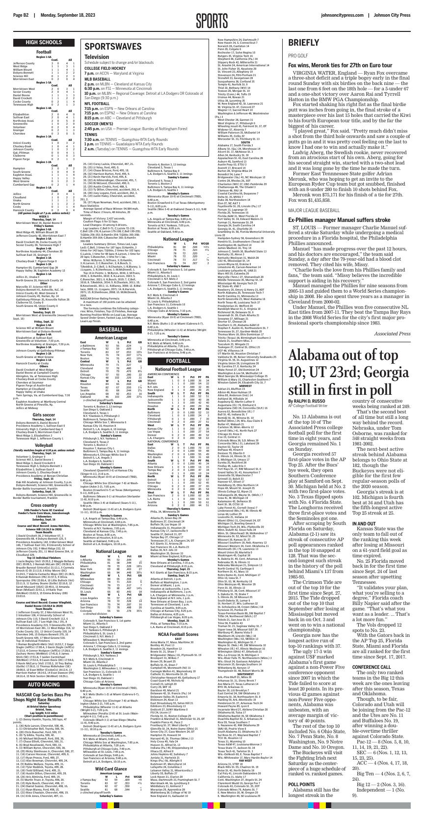 Page B2 | e-Paper | johnsoncitypress.com