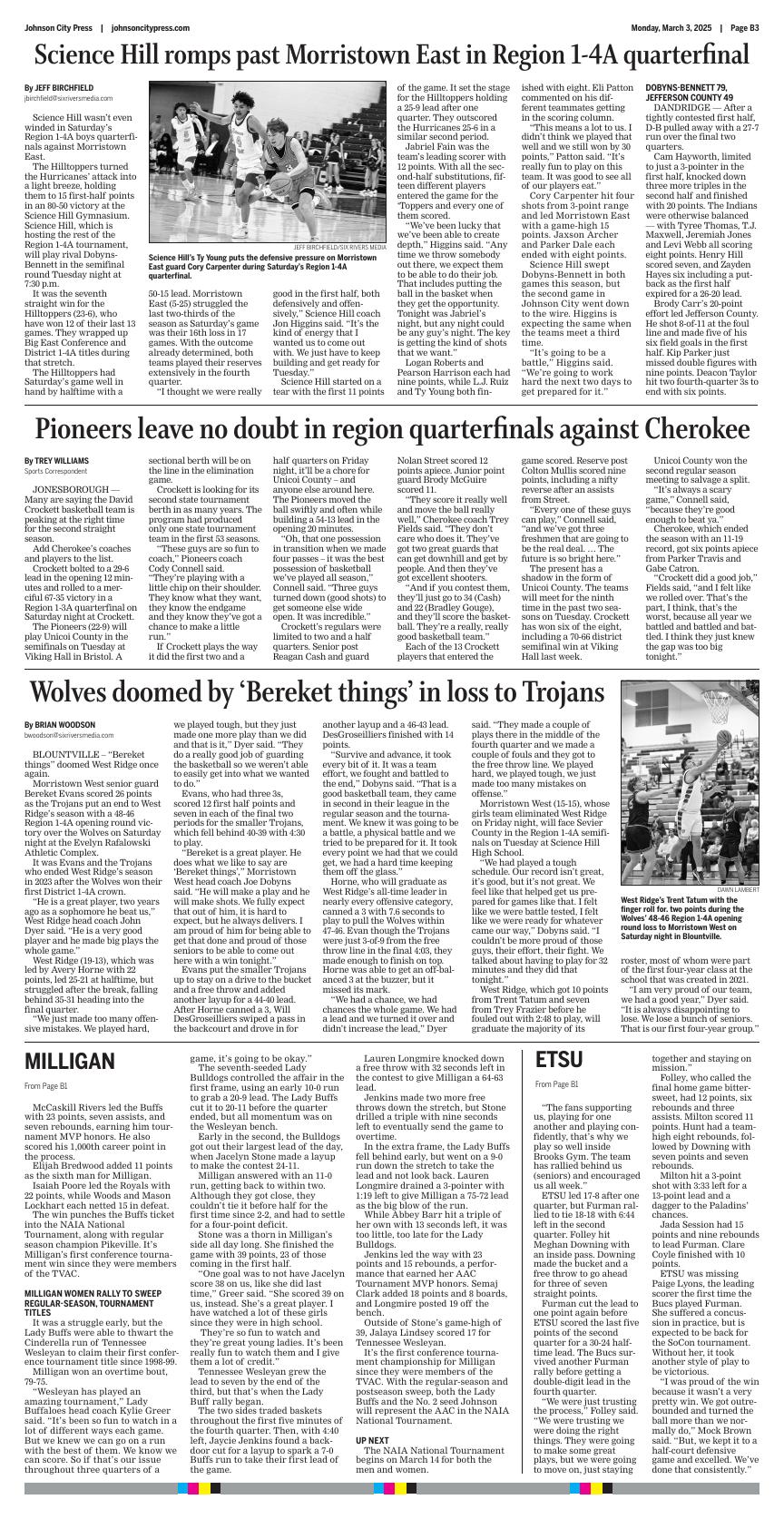 Page B3 | e-Paper | johnsoncitypress.com