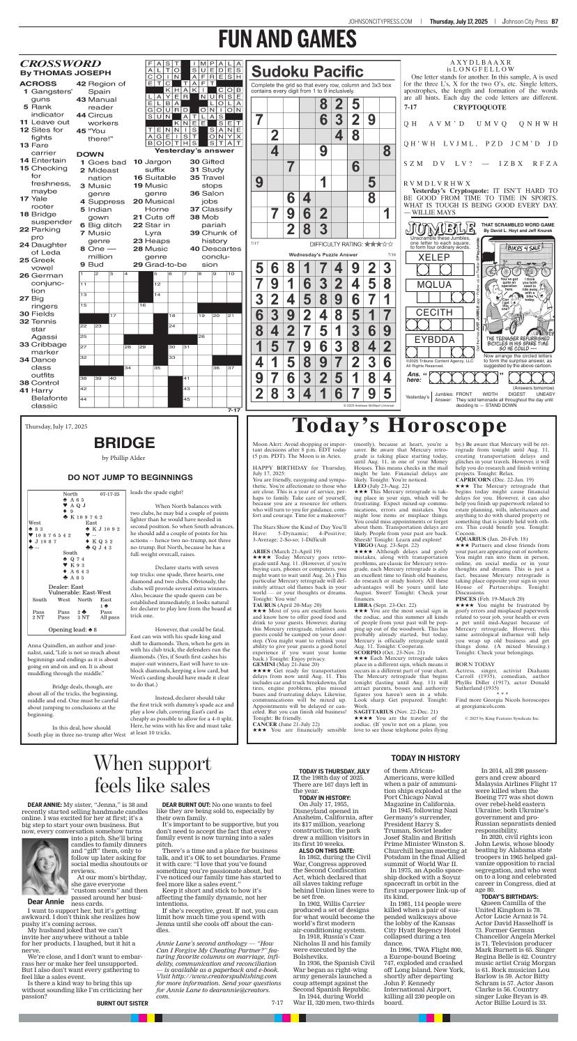 Page B7 | e-Paper | johnsoncitypress.com