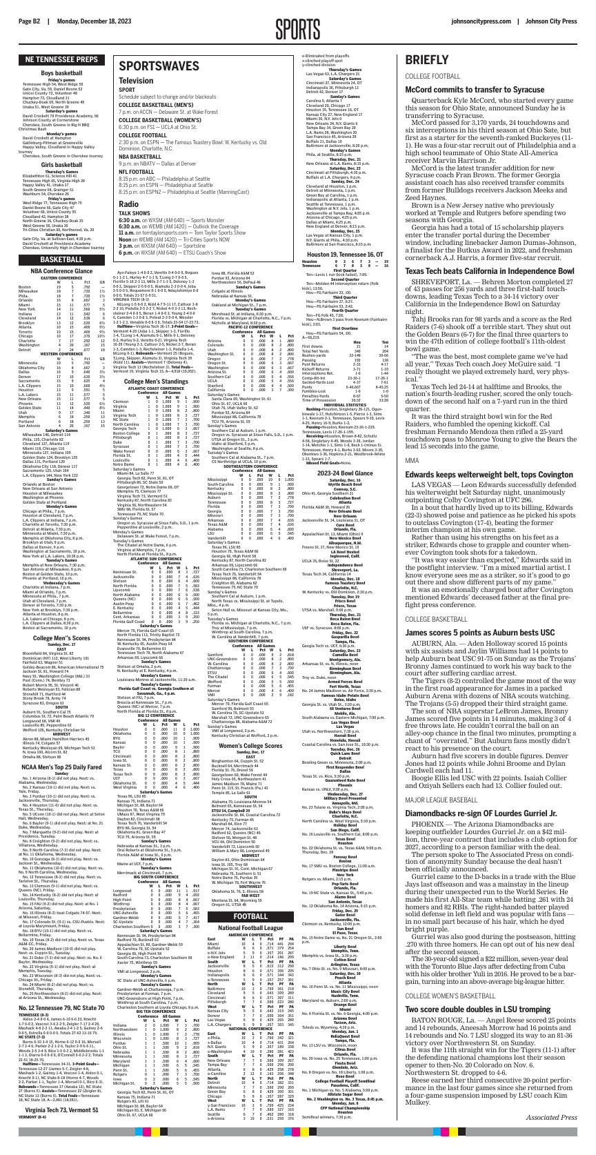 Page B2 | e-Paper | johnsoncitypress.com