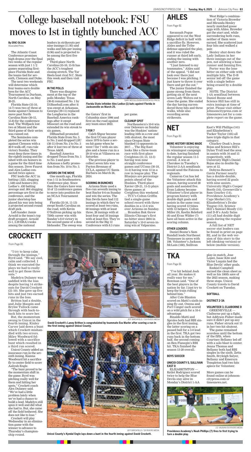 Page B3 | e-Paper | johnsoncitypress.com