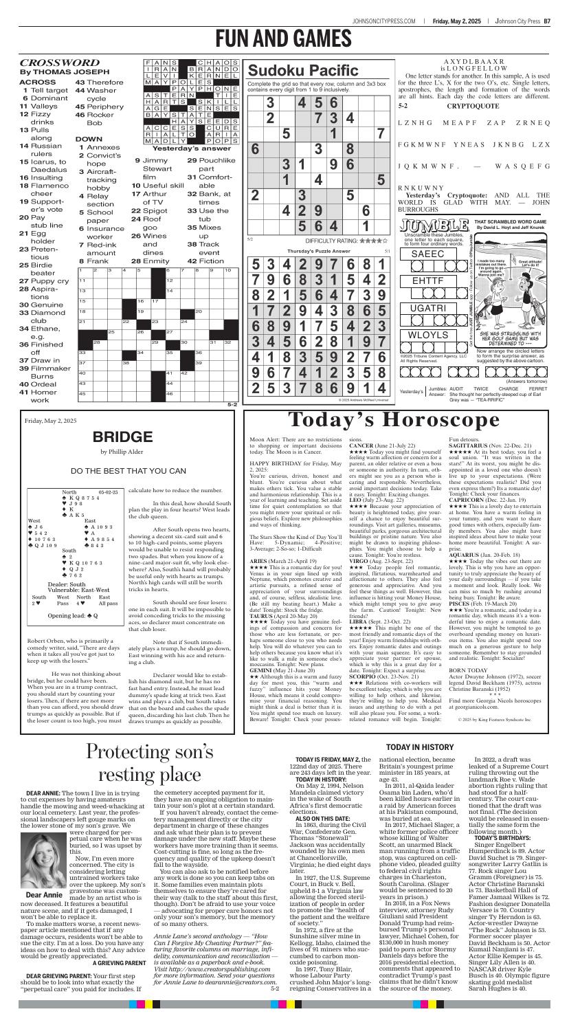 Page B7 | e-Paper | johnsoncitypress.com