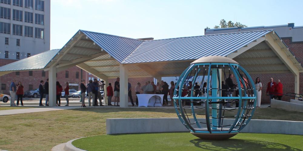 New park opens in downtown Jonesboro | News | jonesborosun.com
