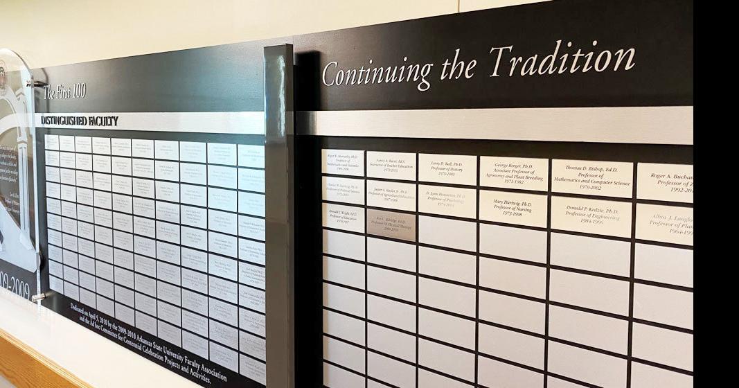Faculty Association salutes 28 additions to Distinguished Faculty Wall ...