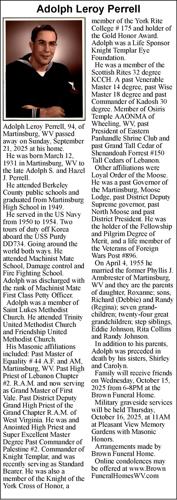 Adolph Leroy Perrell | Obituaries | journal-news.net