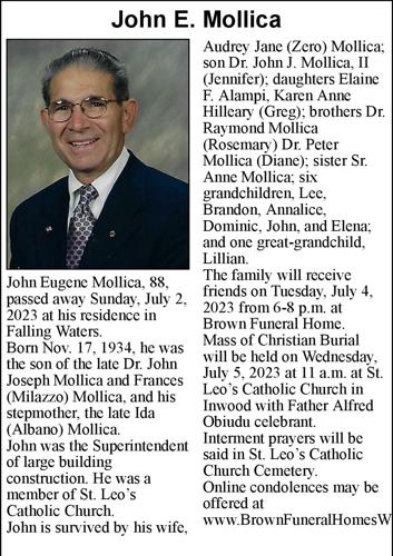 John E. Mollica | Obituaries | journal-news.net