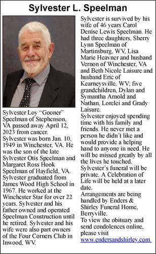 Sylvester L. Speelman | Obituaries | journal-news.net