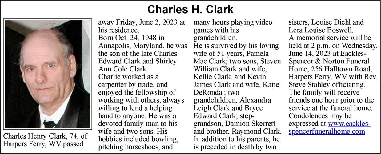 Charles H. Clark | Obituaries | journal-news.net