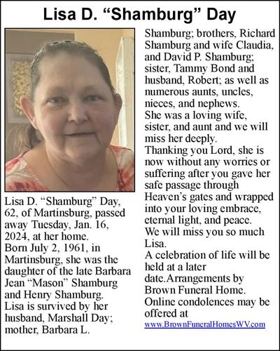 Lisa D. “Shamburg” Day | Obituaries | journal-news.net