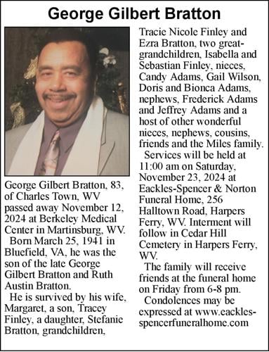 George Gilbert Bratton | Obituaries | journal-news.net