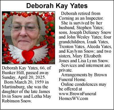 Deborah Kay Yates | Obituaries | journal-news.net
