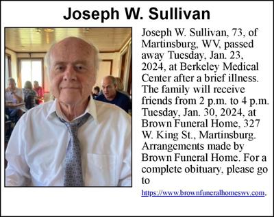 Joseph W. Sullivan | Obituaries | journal-news.net