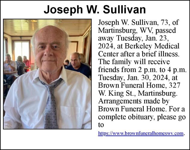 Joseph W. Sullivan | Obituaries | journal-news.net
