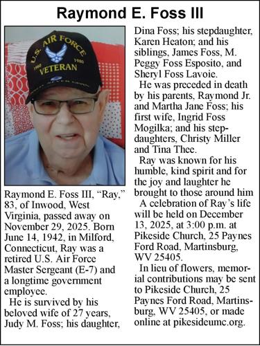 Raymond E. Foss III | Obituaries | journal-news.net