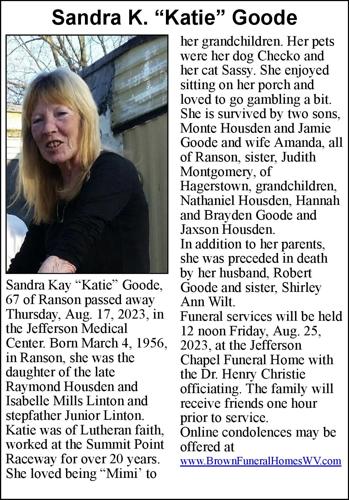 Sandra K. “Katie” Goode | Obituaries | journal-news.net