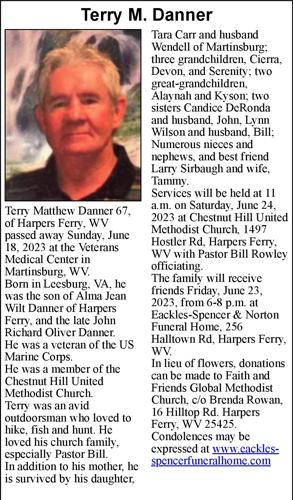 Terry M. Danner | Obituaries | journal-news.net