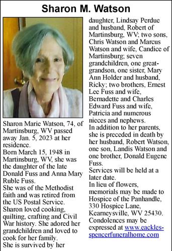Sharon M. Watson | Obituaries | journal-news.net